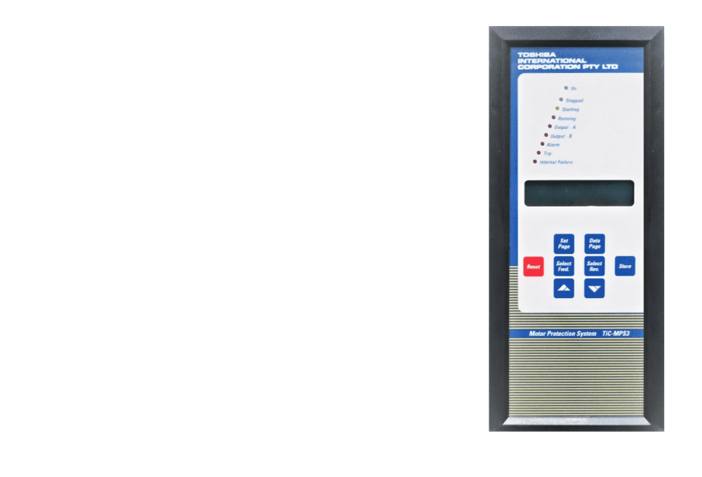 MPS3-ComprehensiveMotor Protection Relay